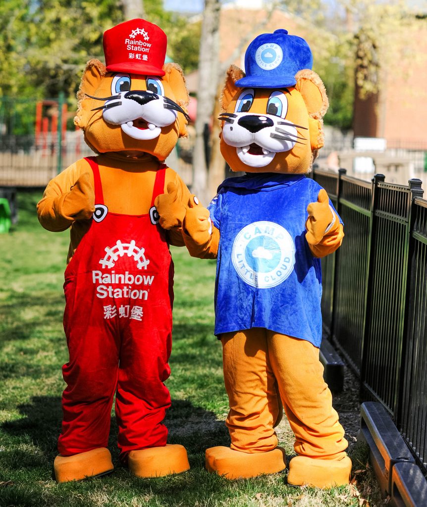 Rainbow Station Mascot Design - Randall Branding Agency